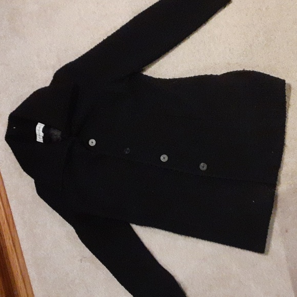 Calvin Klein | Jackets & Coats | Black Calvin Klein Tweed Trench Coat | Poshmark